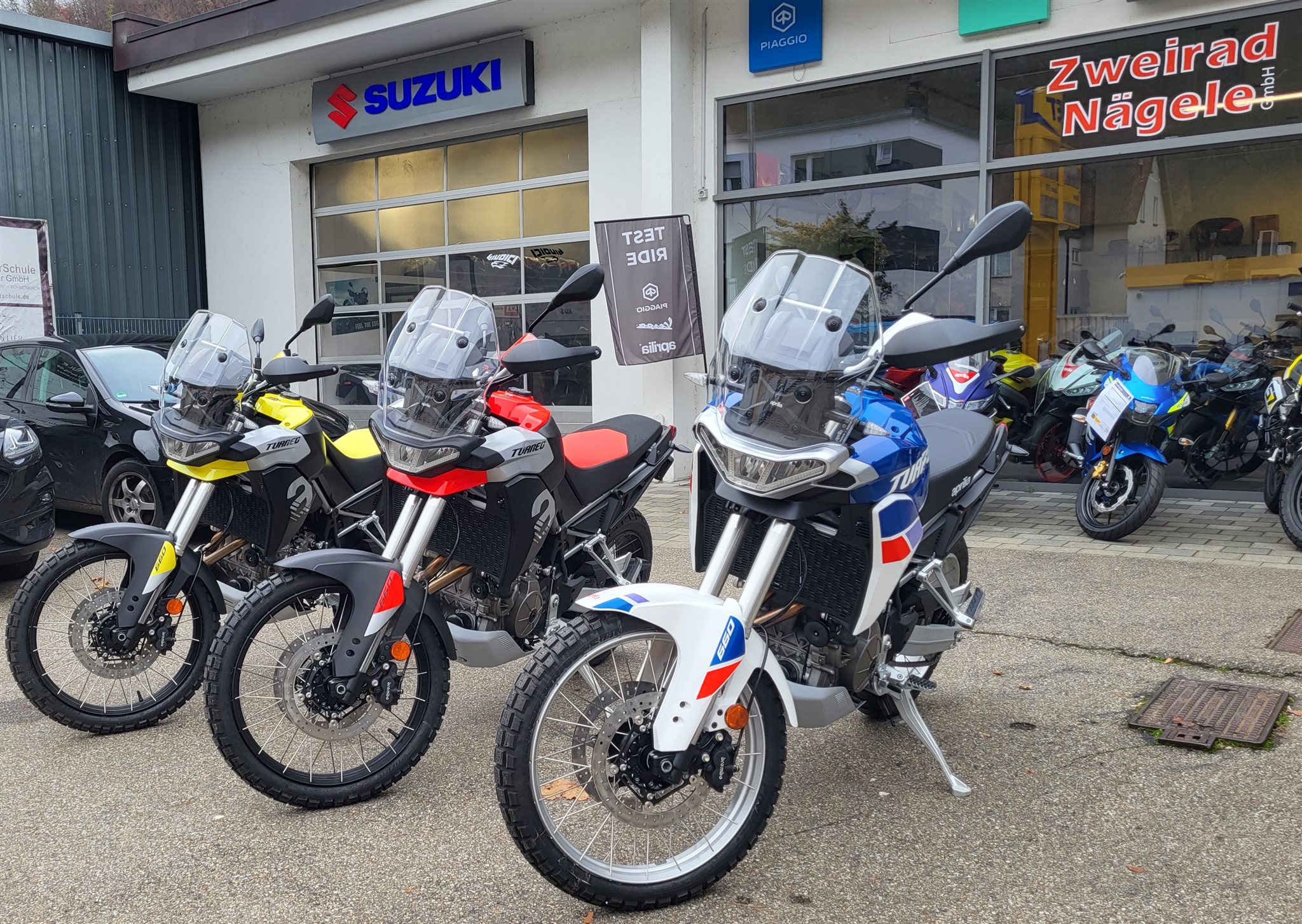 Motorrad Aprilia Tuareg 660, blau Indaco Tagelmust, Baujahr: , 0 km ...