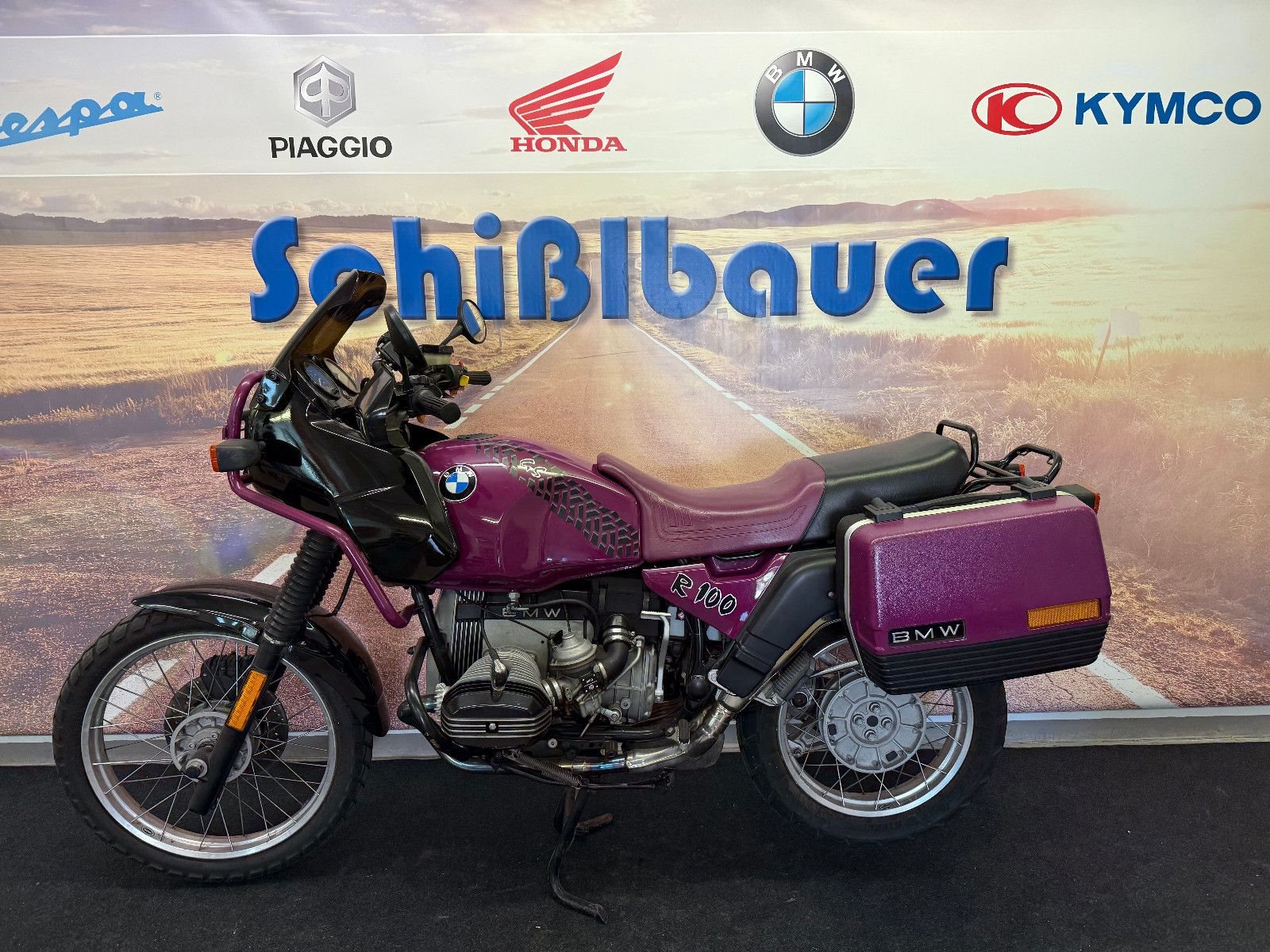 Gebrauchte BMW R 100 GS, Lila , Baujahr: 1992, 17169 km , Preis: 7 700,00 EUR. aus Bayern