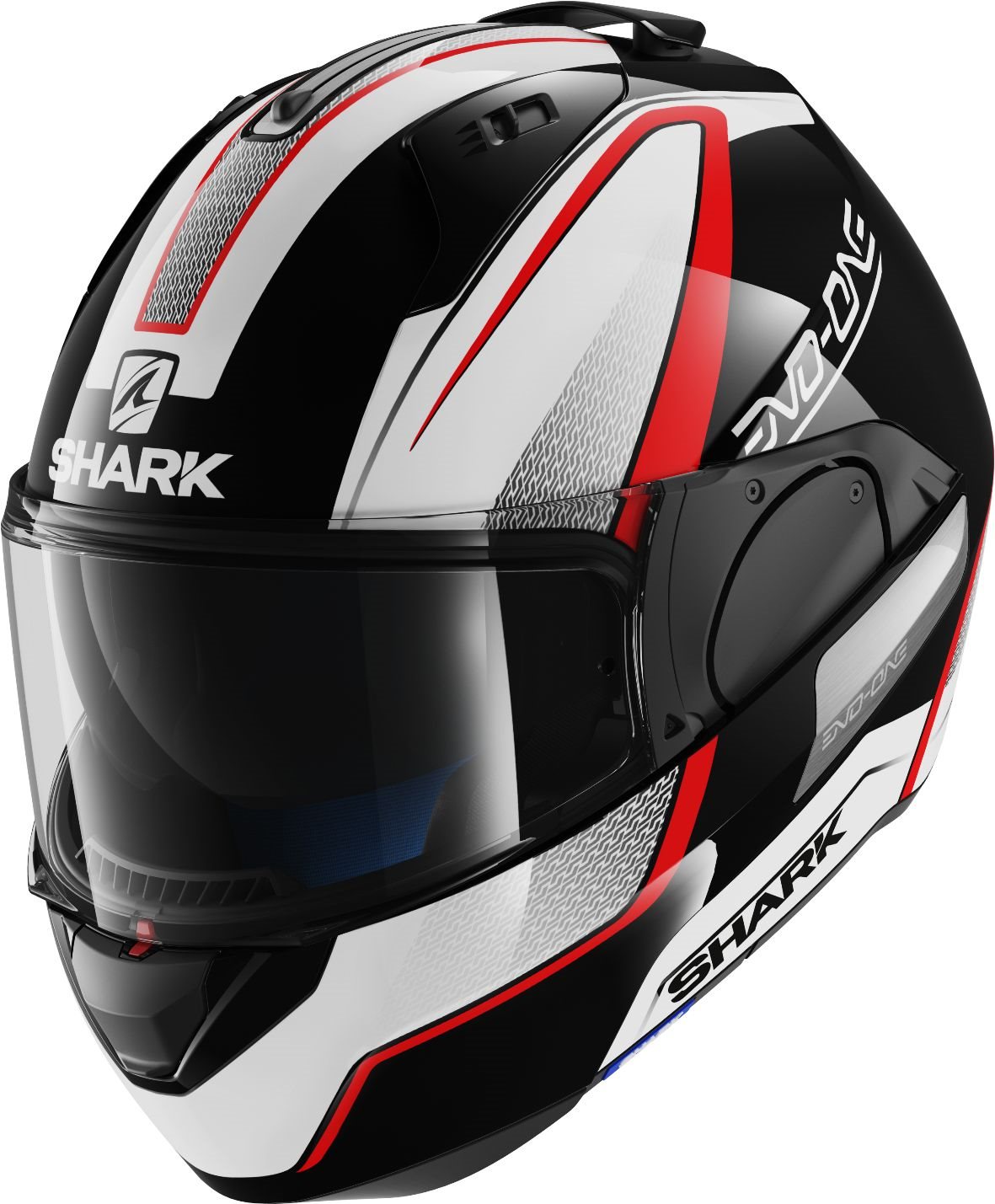 SHARK EVO-ONE ASTOR Klapphelm schwarz/weiss/rot XS um 428,90 EUR ...
